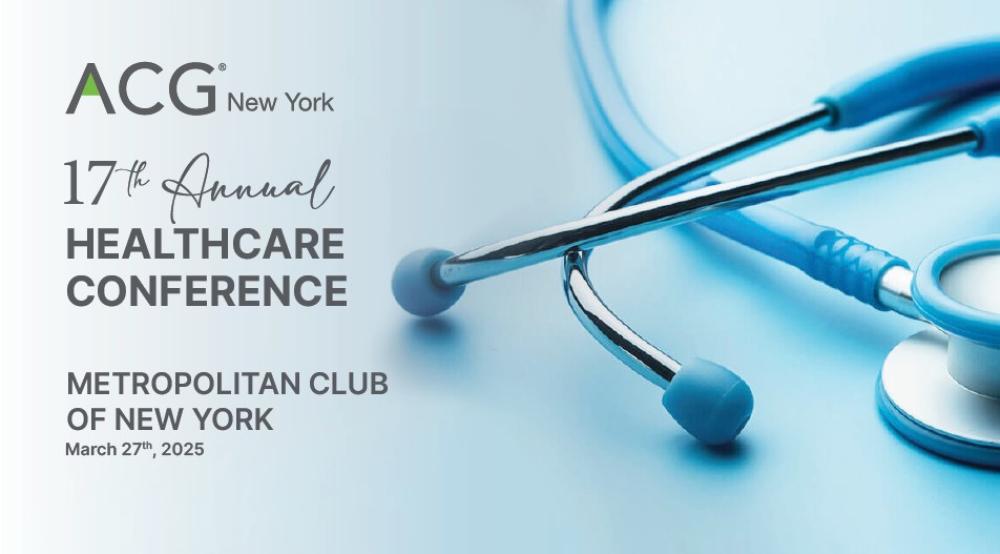2025 ACG NY 17th Annual Healthcare Conference | ACG New York